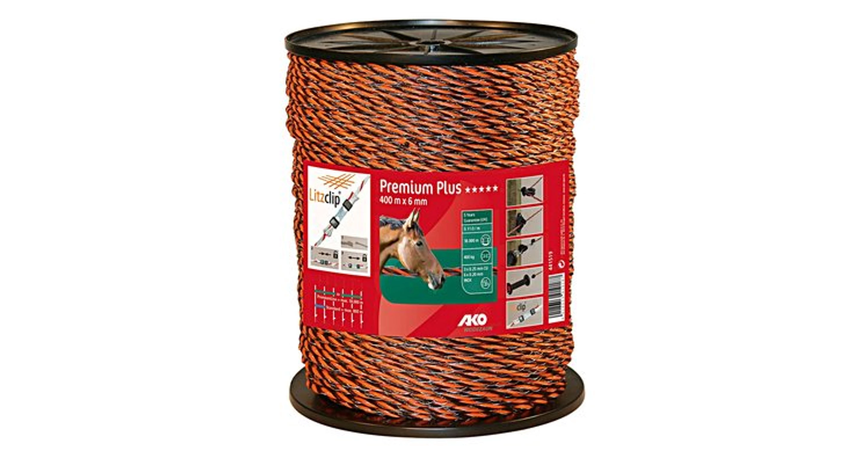 Ako Premium Plus 400m X 6mm - vezeték, szalagok, kábelek - EURO-VET Webshop